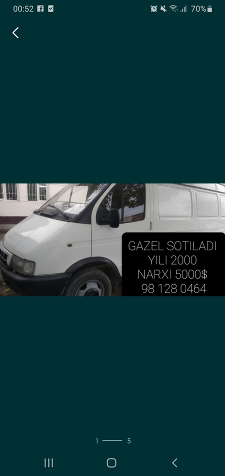 Gazel sotiladi 2000 yil
