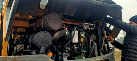 Volvo ekskavator sotladi