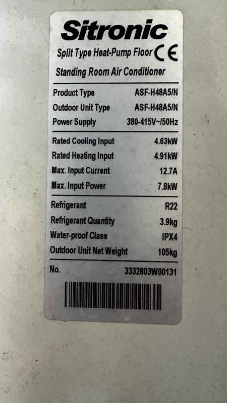 Колонный кондиционер Sitronic ASF-H48A5/N