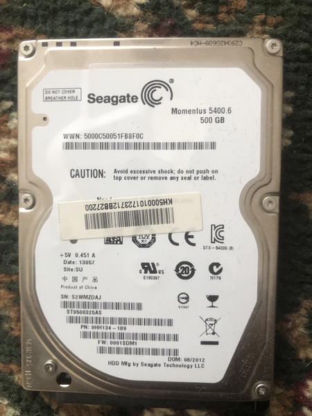 HHD 500 GB Noutbook uchun