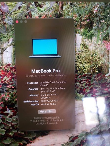 Macbook pro 2017