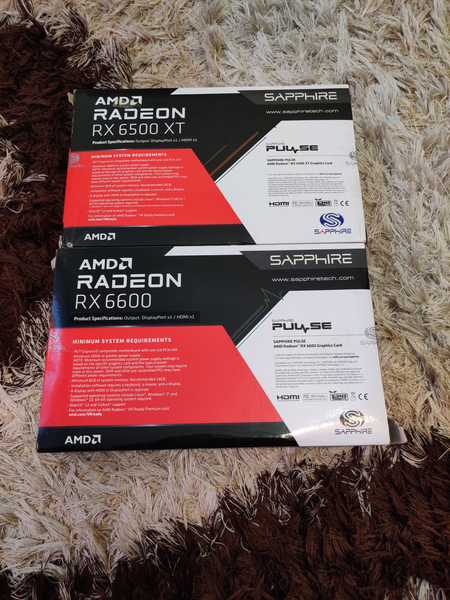 Видеокарты Sapphire RX 6500XT , RX6600