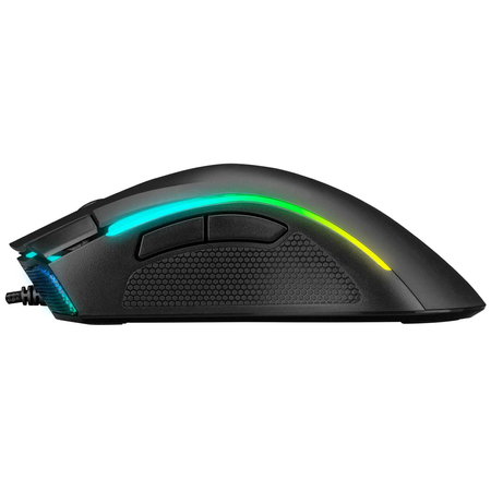 Игровая мышь с подсветкой Rampage SMX-R125 CINDER Black RGB Gaming