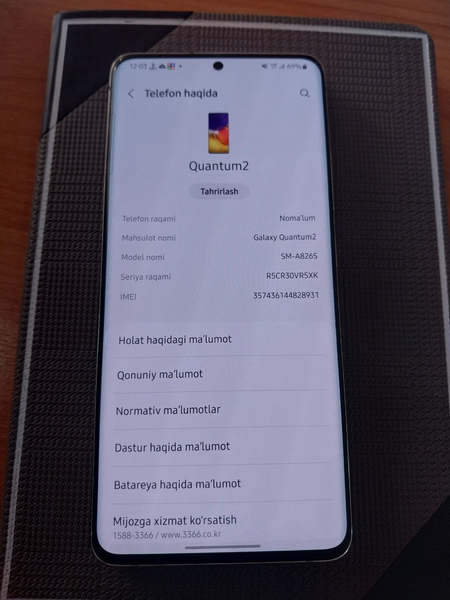 Samsung a82 8/128 gb
