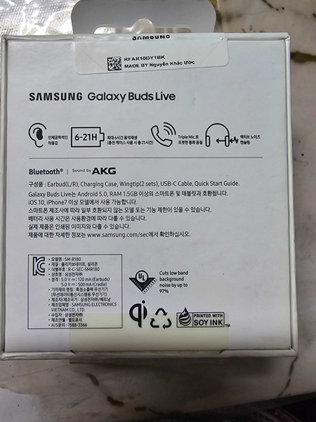 Наушники samsung galaxy buds live