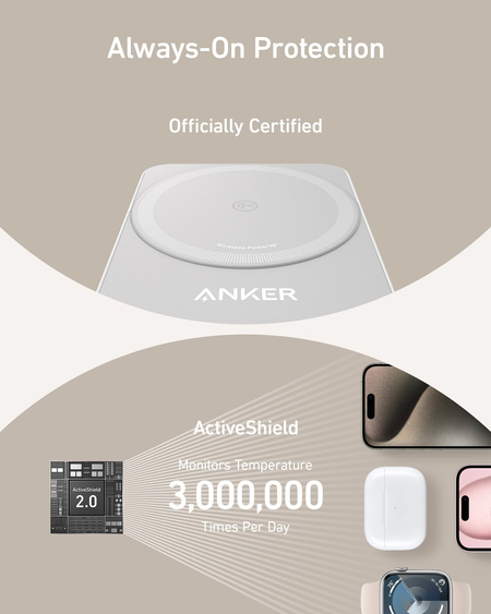 Anker Qi2 3 in 1 MagGo Wireless Charging