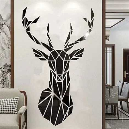Акриловый олень для стены, Декор, Мозайка, Украшения, Deer for wall