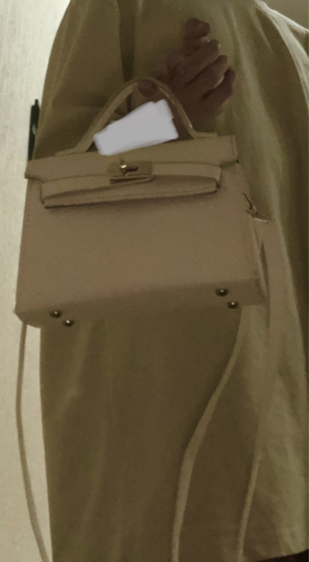 Сумка белая hermes