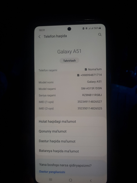 Samsung A51 64gb ideal