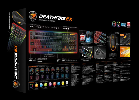 Клавиатура и мышь COUGAR Deathfire EX Black USB