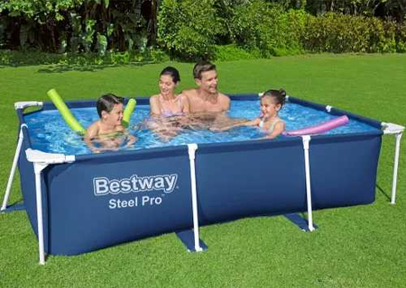 Бассейн каркасный 259х170х61см, Bestway 56403 Бесплатная Доставка