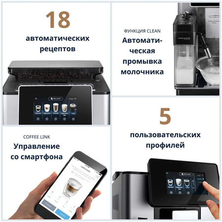 Delonghi Primadonna soul самый низкий цены с 3 года гарантии