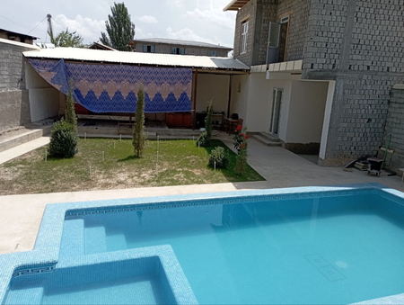 Oq-tosh Oilaviy dacha. Basseyn 9×4