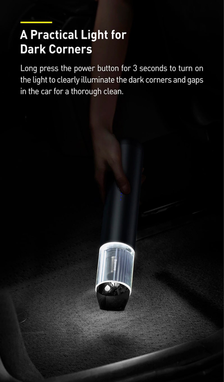 Baseus A3 135W Car Vacuum Cleaner Автомобильный пылесос
