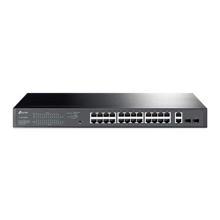 TL-SG1428PE Easy Smart гигабитный коммутатор с 24 портами PoE+
