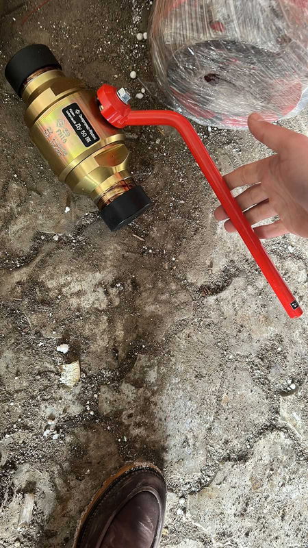 Кран шаровой новый