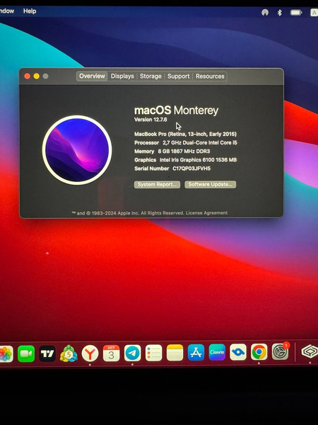 Macbook pro тез сотилади