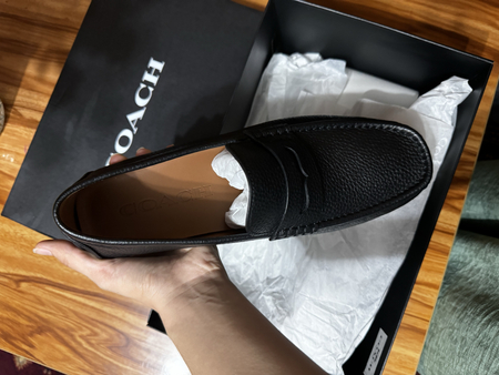 Кожанный лофер от бренда Coach