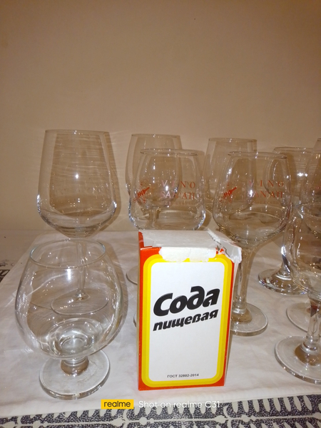 Продам фужеры бокалы 9 шт разные