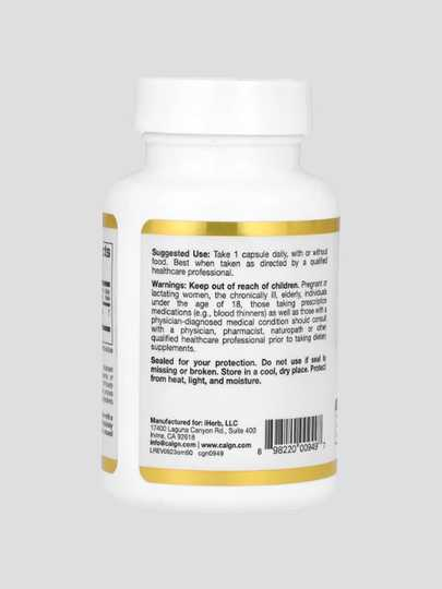 California Gold Nutrition, Перуанская мака, 500 мг, 90 капсул