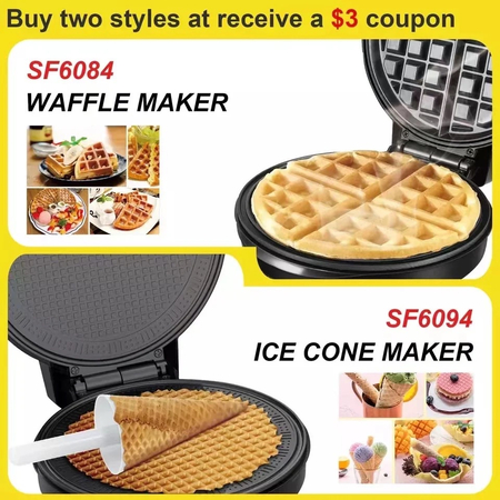 Вафелница для бельгийские вафли Sonifer SF-6084
