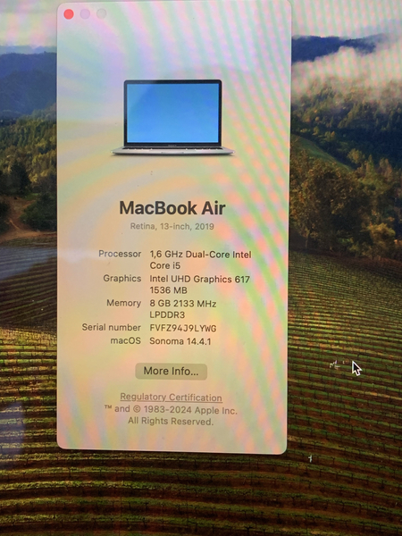 MacbookAir, 2019