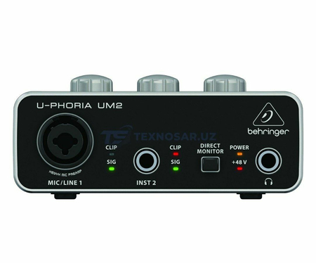 Профессиональна внешняя звуковая карта BEHRINGER U-PHORIA UM2