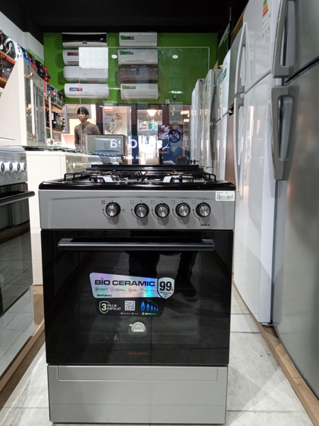 Газ плита Shivaki 6400 серый