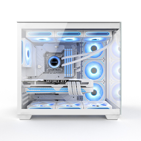 Продается Кейс Huntkey S980 Tornado Panorama White есть 2 вида..