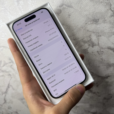 iPhone 15 Pro Natural titanum 128gb. 92%radnoy