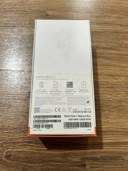 Mi Note 7 4/128GB Neptune Blue