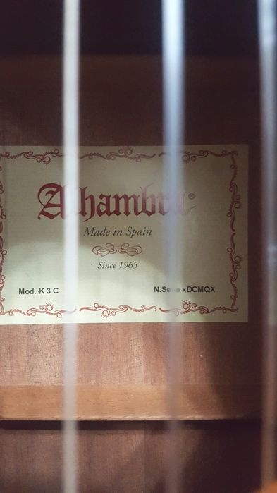 Гитара Alhambra Made in Spain