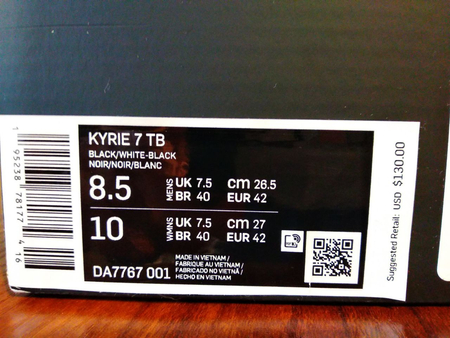 Кроссовки Nike kyrie 7 tb