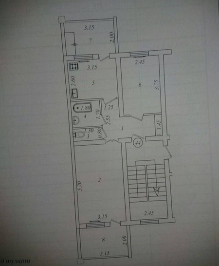 Юабад 17. 2/4/5. 58м2. Улучшенка