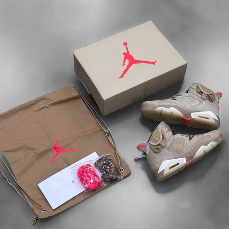 Nike Air Jordan 6 Retro Travis Scott British Khaki