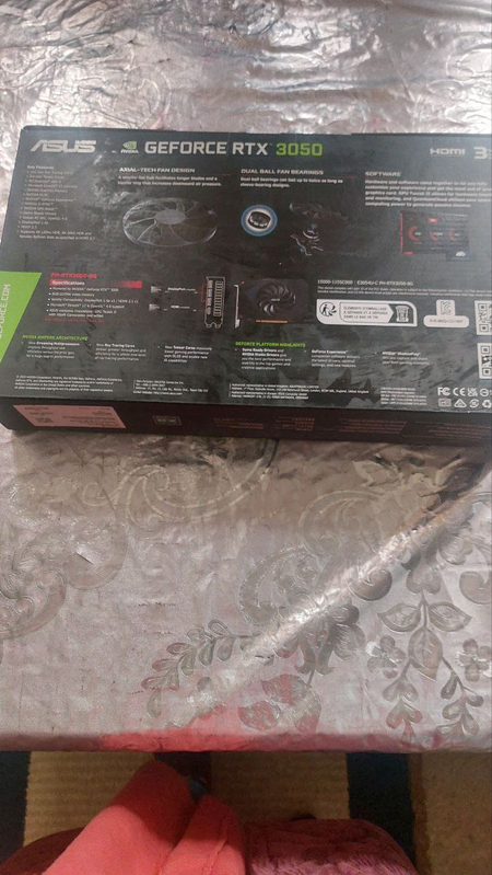 Видеокарта Asus RTX 3050 8Gb GDDR6