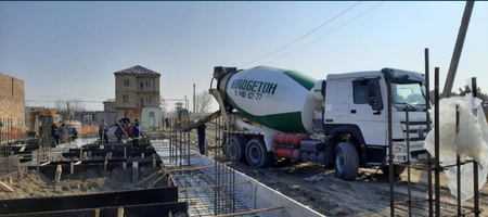 Tayyor beton. Готовый юетон. Ready concrete.