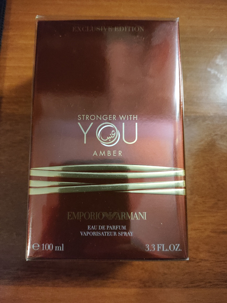 Унисекс парфюм Stronger With You Amber Emporio Armani оригинал