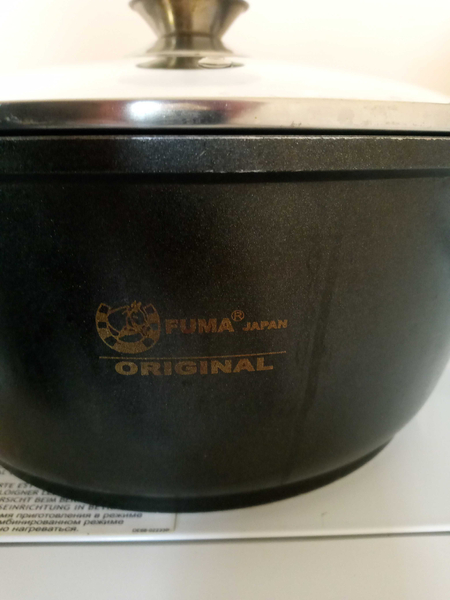 Шикарная кастрюля казан 5л Fuma Japan original антипригарная