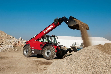 Новый телескопический погрузчик MANITOU