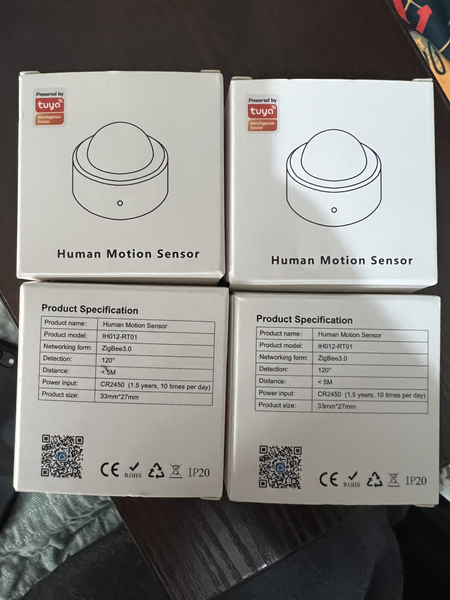 Датчик движения Movement Body Sensor Zigbee 3.0 Tuya