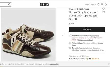 DOLCE & GABBANA Люксовые Кроссовки 42-42.5 размер