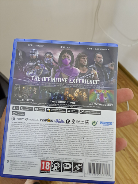 Mortal kombat disk ps 5