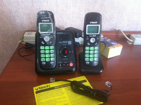 Продам  радиотелефон VTECH две трубки на один телефонный номер.