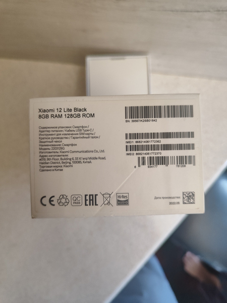 Xiaomi 12 lite sotiladi,Holati ideal