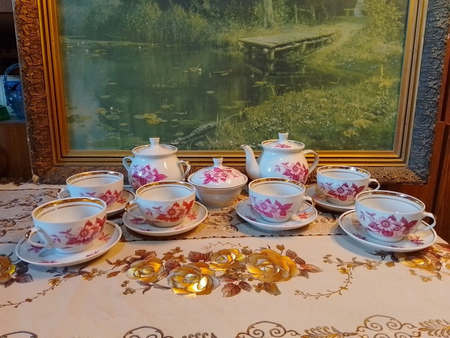Сервизы разные красивые