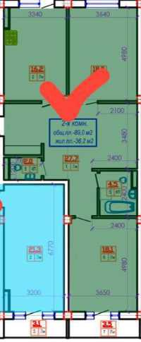 V4137 2/4/9 ЖК Sohil House  Ор.р: Кафе Полянка 93м2 Коробка