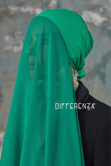 Тайёр шапкали шифон шарф ТУРКИЯ DIFFERENZA