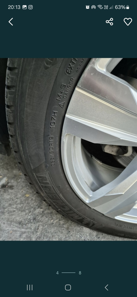 Продам отличные диски с балонами michelin 19 дюймовые