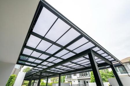 leksan polycarbonate , Лексан , Навесы